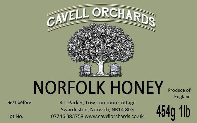 New Honey Labels – Cavell Orchards
